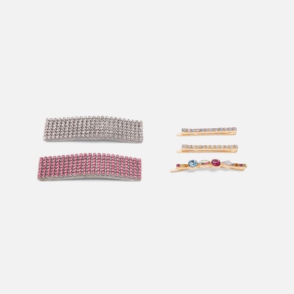 Zara | Accessories | Zara Sparkling Hair Clips | Poshmark